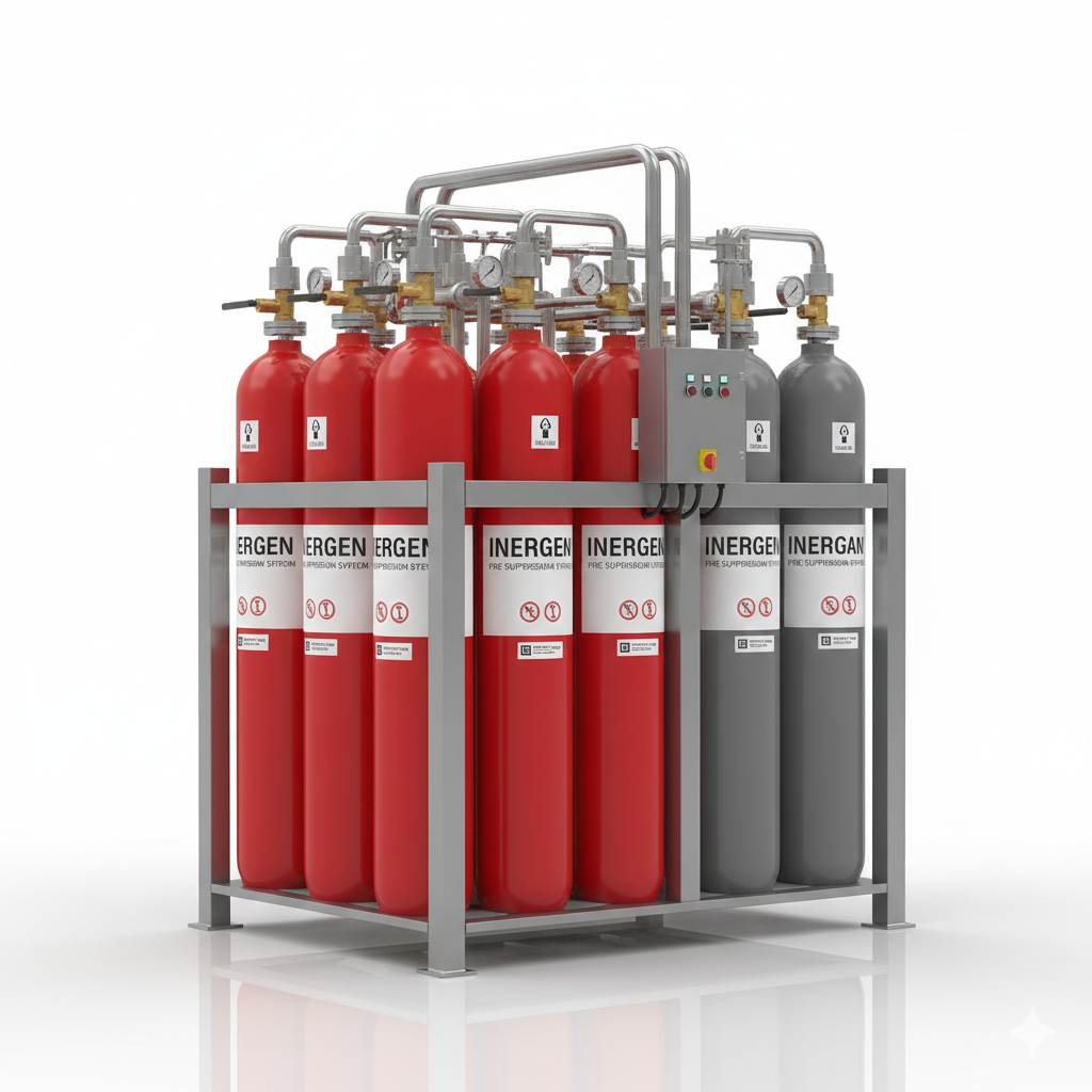 Inergen system – Tahr Technical Services LLC. Abu Dhabi